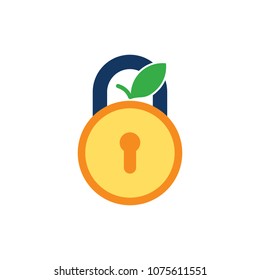 Fruit Lock Logo Icon Design Stock Vector (Royalty Free) 1075611551 ...