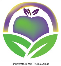 Fruit Logo Design Companyfruit Vector Art Stock Vector (Royalty Free ...