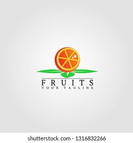 Fruits Logo Template Vector Logo Business Stock Vector (Royalty Free ...