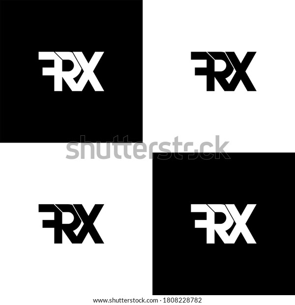 Frx Letter Original Monogram Logo Design Stock Vector (Royalty Free ...