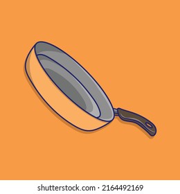 Frying Pan Illustration Pan Cartoon Set Stock Vector (Royalty Free ...