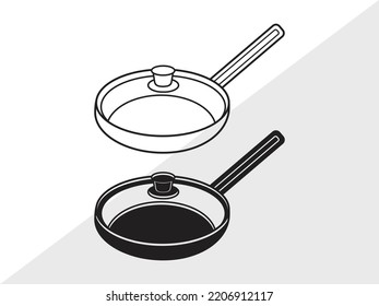 26 Frying Pan Svg Images, Stock Photos & Vectors | Shutterstock