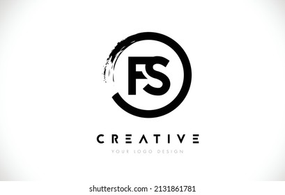 Fs Circular Letter Logo Circle Brush: เวกเตอร์สต็อก (ปลอดค่าลิขสิทธิ์ ...
