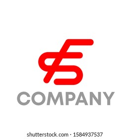 Fs Logo Icon Design Template Sign: เวกเตอร์สต็อก (ปลอดค่าลิขสิทธิ์ ...