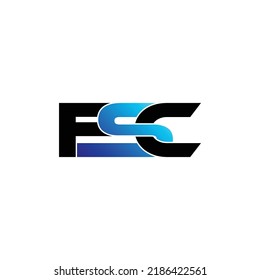 Fsc Letter Monogram Logo Design Vector Stock Vector (Royalty Free ...