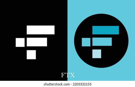 Ftx Cryptocurrency Logo Circle Like Diginal Stock Vector (Royalty Free ...