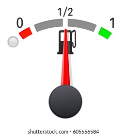 414 Fuel gauge half Images, Stock Photos & Vectors | Shutterstock