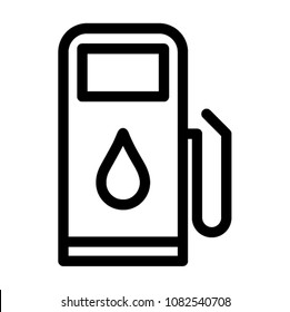 Fuel Icon Vector Pictogram Mark Symbol Stock Vector (Royalty Free ...