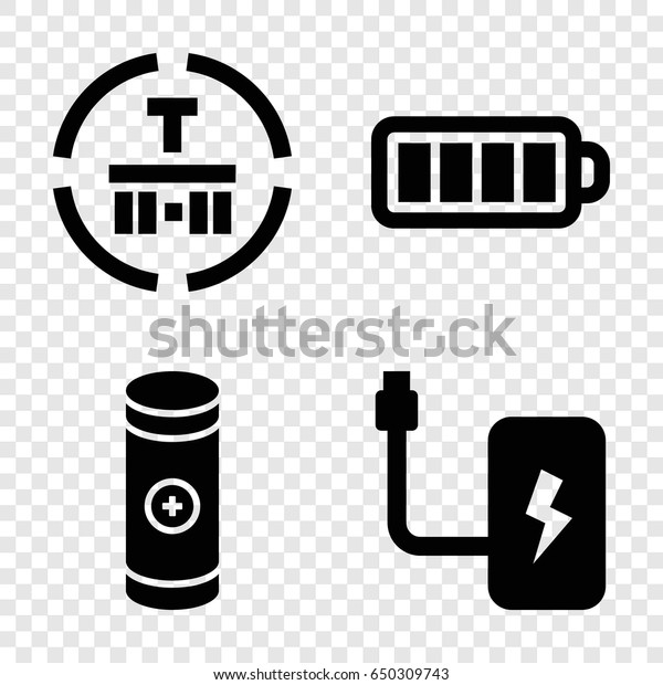 Fuel Icons Set Set 4 Fuel Stock Vector (Royalty Free) 650309743 ...