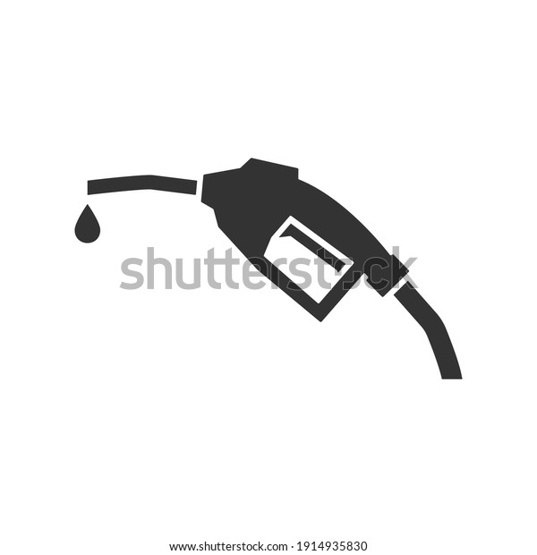 Fuel Nozzle Icon Gas Pump Station Stock Vector (Royalty Free ...