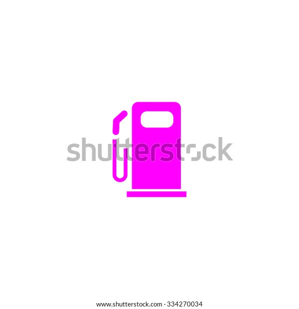 Fuel Pink Flat Icon Simple Vector Stock Vector (Royalty Free) 334270034 ...