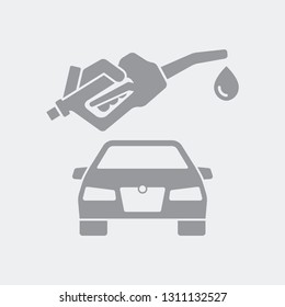 Car Fuel Symbol Icon Stock Vector (Royalty Free) 1311243140