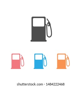 Fuel Refill Symbol Icon Set Vector Stock Vector (Royalty Free ...