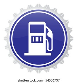Fuel Sign On Cap Stock Vector (Royalty Free) 54536737 | Shutterstock