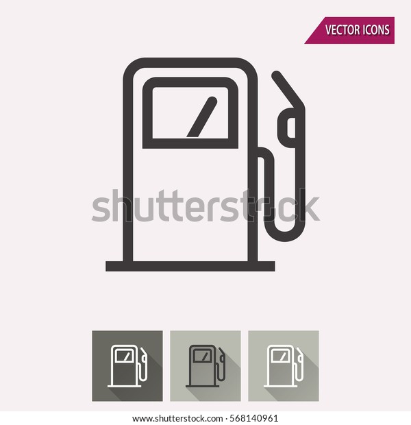 Fuel Vector Icon Illustration Isolated Graphic Stock Vector (Royalty ...