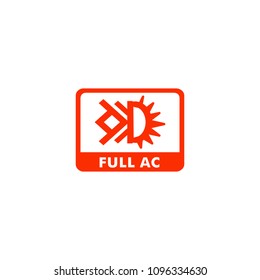 Full Ac Cooling Vector Icon Stock Vector (Royalty Free) 1096334630 ...