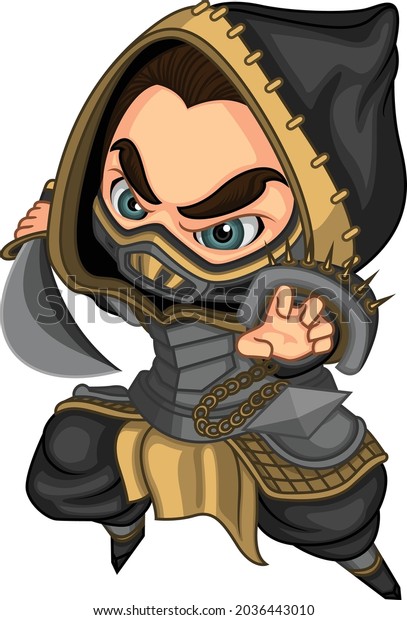 Full Armored Scorpion Vector Illustration Stock Vector (Royalty Free ...