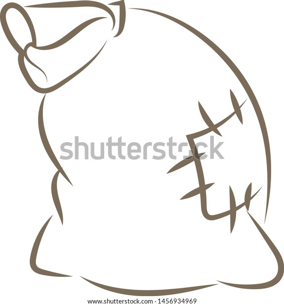 Full Bag Drawing Illustration Vector On Stock Vector (Royalty Free ...