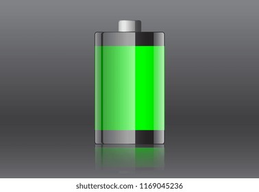 Full Battery Energy Stock Vector (Royalty Free) 1169045236 | Shutterstock