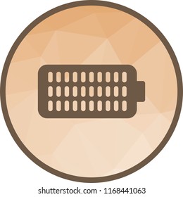 Full Battery Icon Stock Vector (Royalty Free) 1168441063 | Shutterstock