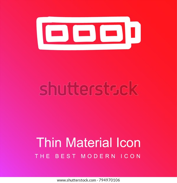 Full Battery Symbol Hand Drawn Outline: เวกเตอร์สต็อก (ปลอดค่าลิขสิทธิ์ ...