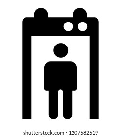 Full Body Scanner Device Stock Vector (Royalty Free) 1207582519