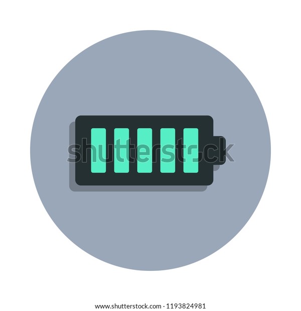Full Charge Icon Badge Style One Stock Vector (Royalty Free) 1193824981 ...