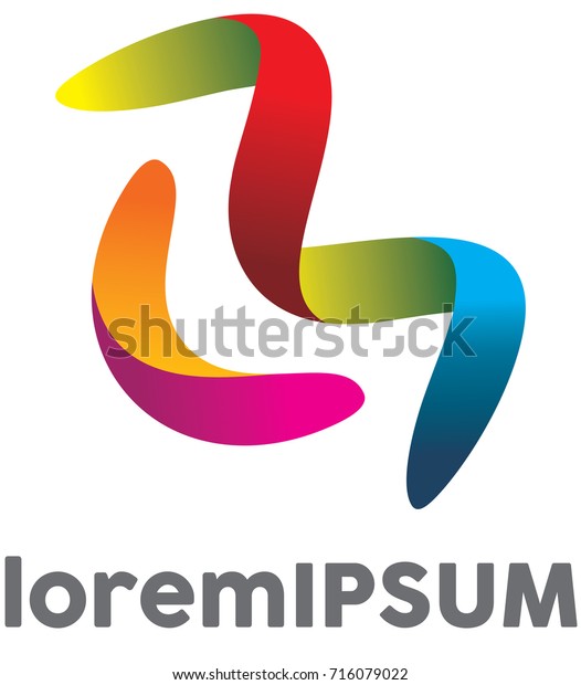 Full Color C M Logo Stock Vector (Royalty Free) 716079022 | Shutterstock