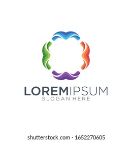 Full Color Logo Design Vector Graphics Stock Vector (Royalty Free ...