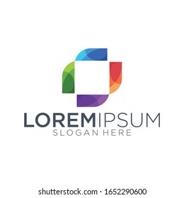 Full Color Logo Design Vector Graphics Stock Vector (Royalty Free ...
