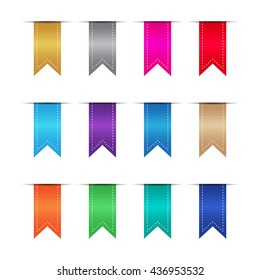 Full Color Ribbon Set Stock Vector (Royalty Free) 436953532 | Shutterstock