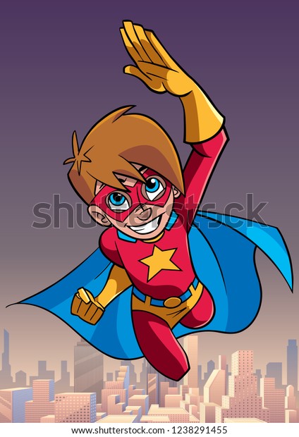 Full Length Cartoon Illustration Powerful Healthy Stock Vector (Royalty ...