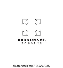 Full Screen Logo Icon Design Template Stock Vector (Royalty Free ...