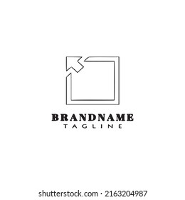 Full Screen Logo Icon Design Template Stock Vector (Royalty Free ...