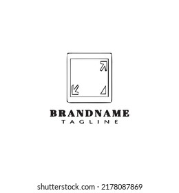 Full Screen Logo Icon Design Template Stock Vector (Royalty Free ...