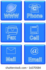 116,798 Blue contact icons Images, Stock Photos & Vectors | Shutterstock