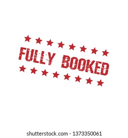 Fully Booked Stamp Labelstickertag Stock Vector (Royalty Free ...