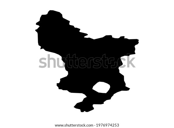 Fully Editable Detailed Vector Map Derbyshirederbyshireunited Stock ...