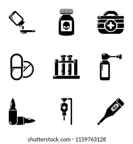 Fumes Icons Set Simple Set 9 Stock Vector (Royalty Free) 1159763128 ...