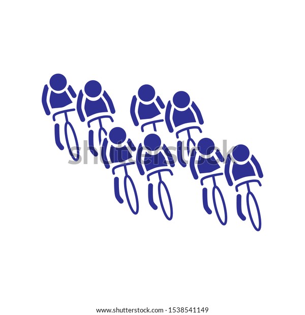 Fun Bike Icon Trendy Flat Design Stock Vector (Royalty Free) 1538541149 ...