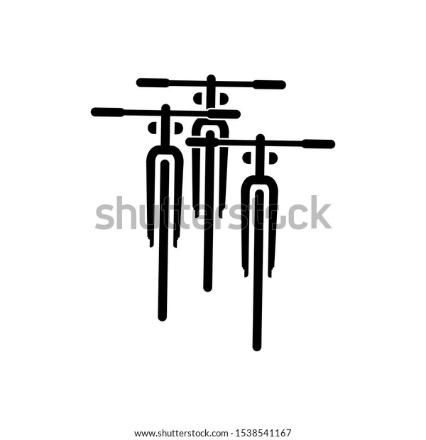 Fun Bike Icon Trendy Flat Design Stock Vector (Royalty Free) 1538541167 ...