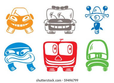 Fun Cars Stock Vector (Royalty Free) 59496799 | Shutterstock