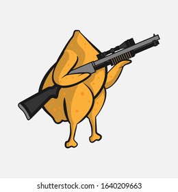 Chicken with a Gun Images, Stock Photos & Vectors | Shutterstock