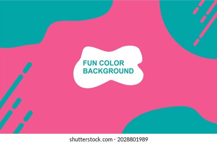 Fun Color Background Logo Icon Banner Stock Vector (Royalty Free ...