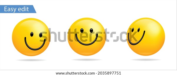 Fun Emoji Vector Symbol Emojis Happy Stock Vector (Royalty Free ...