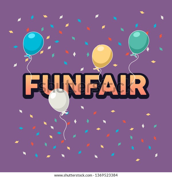 Fun Fair Banner Design Illustration Stock Vector (Royalty Free ...