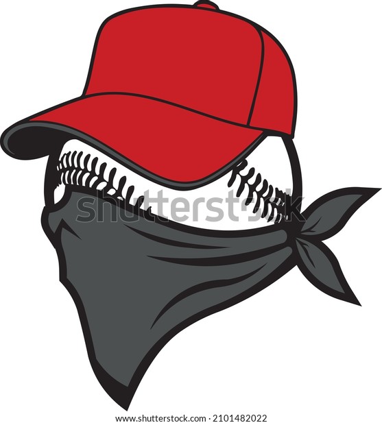 Fun Full Color Illustrated Baseball Logo Stock Vector (Royalty Free ...