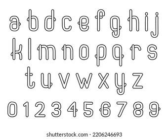 Fun Noodle Alphabet Vector Letters Stock Vector (Royalty Free ...