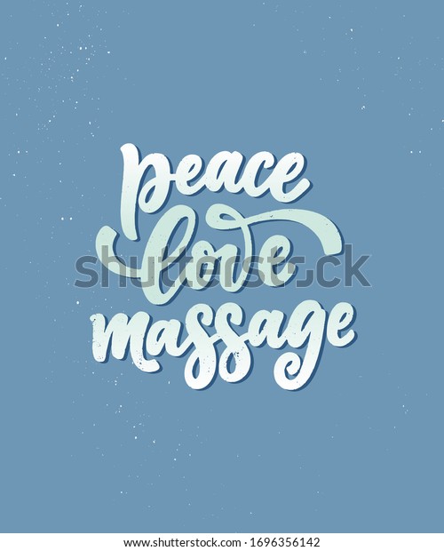 Fun Slogan About Massage Lettering Typography Stock Vector (Royalty ...