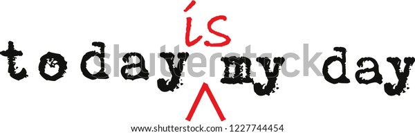 Fun Slogan Vector Typewriter Font Stock Vector (Royalty Free ...